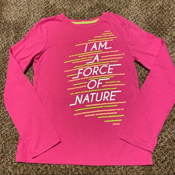 Danskin | Shirts & Tops | Danskin Drimore Girls L 12 I Am A Force Of ...